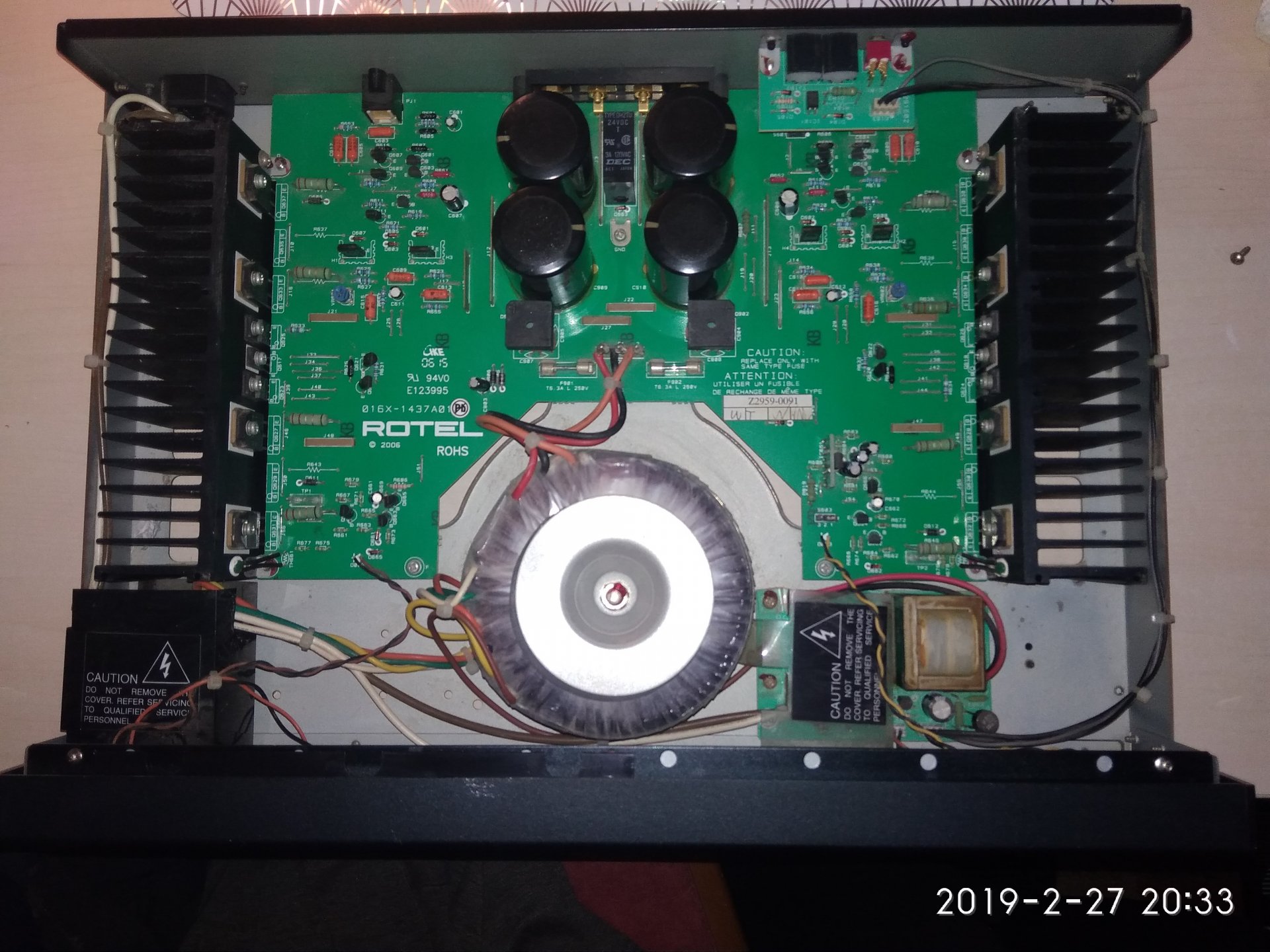 Αναβαθμιση τελικού Rotel RB-06 | AVsite