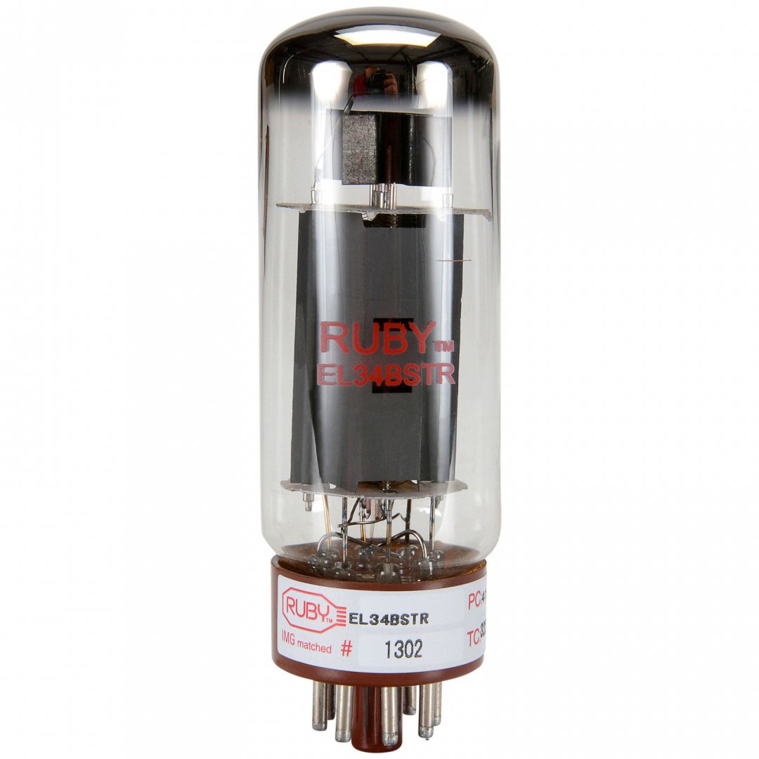 Ruby Tubes EL34BSTR , Matched , 12 Τεμ. | AVsite