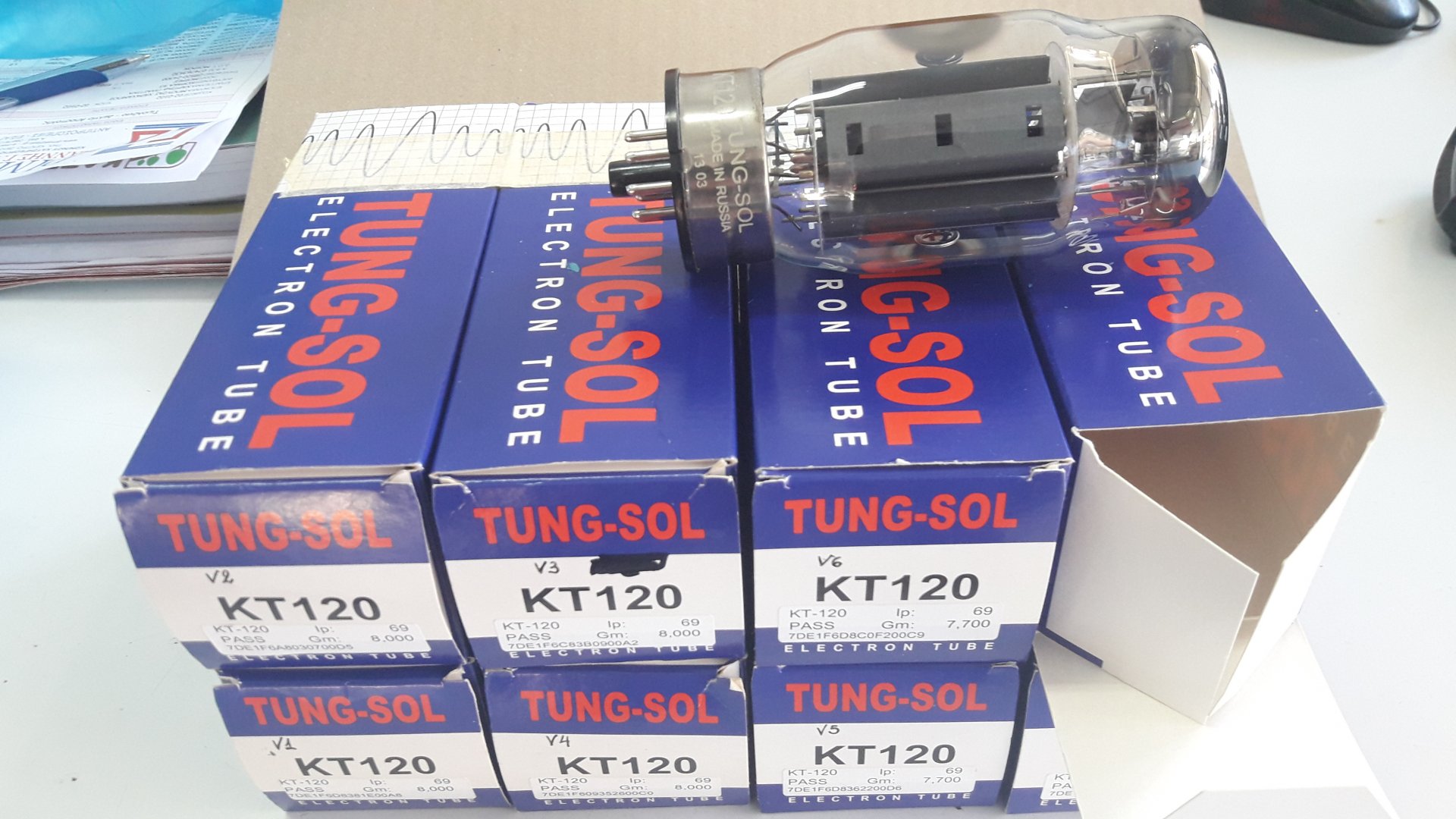 TUNG-SOL KT120 - PLATINUM MATCHED TUBES | AVsite